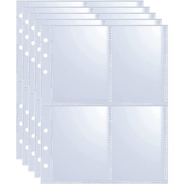 Black Duck Brand Trading Card Protector Sheets - 9 Pocket X 50 Plastic ...