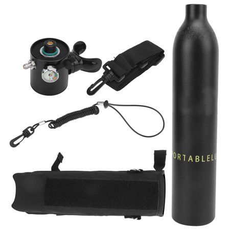 Underwater Oxygen Tank, Portable 0.5L Oxygen Cylinder Tank Diving ...