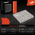 A-Premium Cabin Air Filter, Carbon, Compatible with Buick Enclave ...
