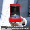 Yescom LED Ring Box Jewelry Wedding Engagement Proposal Lighted Ear ...