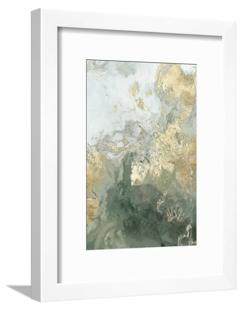 Ocean Splash II Mint Version, Abstract Framed Art Print Wall Art by PI ...