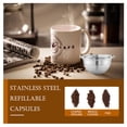 BOKYAN Premium Stainless Steel Reusable Coffee Capsules Vertuoline Pod ...