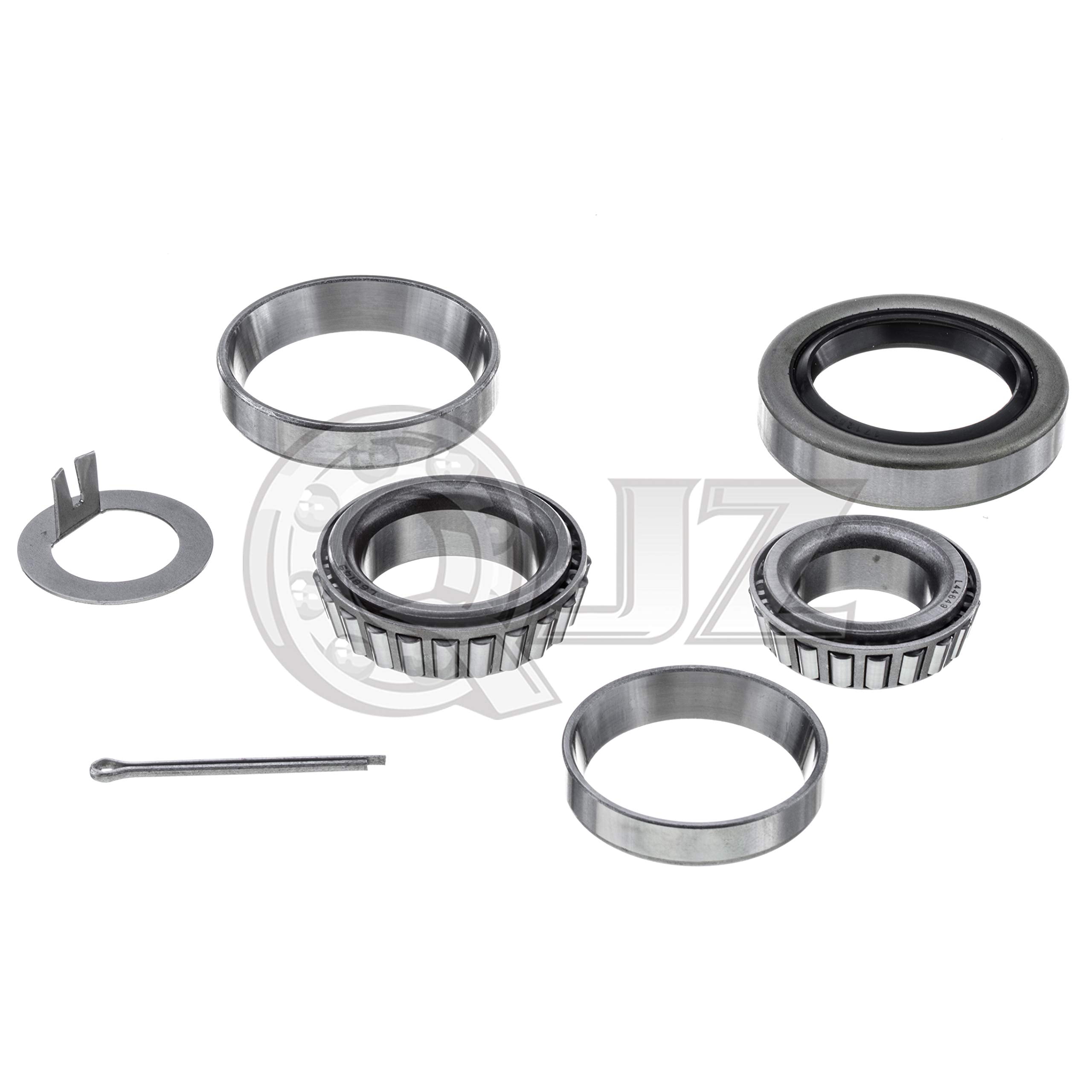 [1 Set] 3500lbs Trailer Axle Bearing Kit L44649/10, L68149/11 for #84 ...