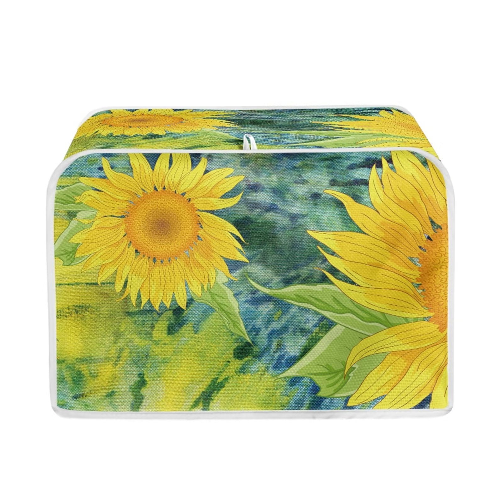 FKELYI Vintage Sunflower Toaster Covers Durable Toaster Cover 2 Slice ...