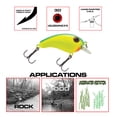Fish Luck E Crappie Magic Crank Bait Blue/Chartreuse Shallow Diving ...