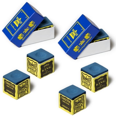 Master Billiard Premium Pool Cue Chalk - 2 pcs - Made in the USA - Blue ...