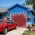 4th of July Garage Door Cover 7 x 16 ft Patriotic Stars and Stripes ...