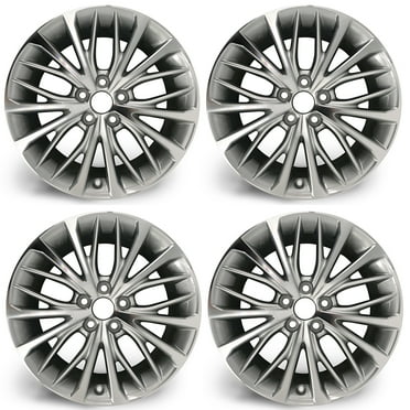 18" 18x8 Set of 4 New GLOSS Black Alloy Wheels for 2018-2022 Toyota ...