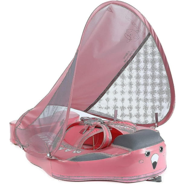 HEFEI，Add Tail Newest Mambobaby Baby Swim Float With Canopy Solid Pool ...