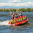 SPORTSSTUFF GREAT BIG MABLE Inflatable Pull Behind Towing Tube for 1-4 ...
