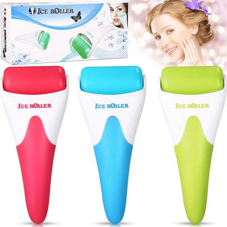 SHTUUYINGG3 Pieces Ice Face Roller Facial Ice Cold Rollers Cooling Face ...