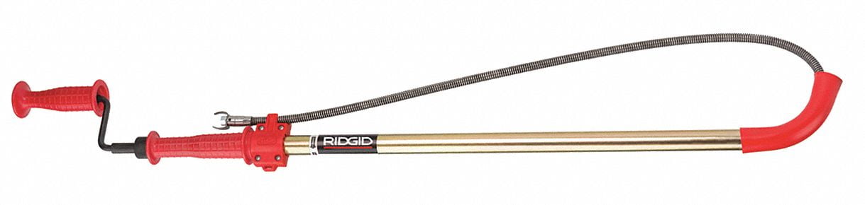 Ridgid Closet Auger,1/2" dia. x 6 ft. L Cable K-6P XL - Walmart.com