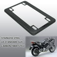 Yi Ya Su Carbon Fiber Motorcycle License Plate Cover, Aluminum Frame, 7 ...