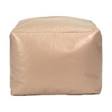 Medium Leather Look Vinyl Ottoman - Walmart.com