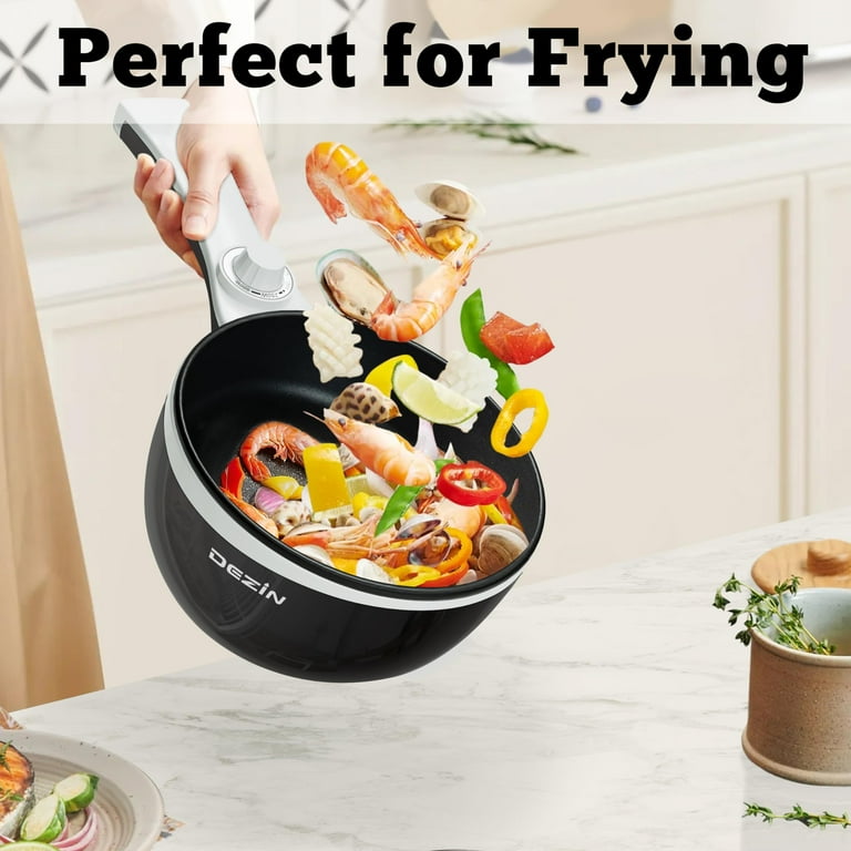 Small Steamer For Cooking HYTRIC Hot Pot Electric With Steamer, 1.5L ...
