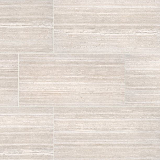 Charisma White 12 in. x 24 in. Glazed Ceramic Floor And Wall Tile (16 ...