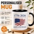 250th Anniversary Mugs, Funny Coffee Mugs 11 oz, 1776-2026 ...