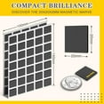 FINDMAG Magnetic Squares, Adhesive Backing Magnets, 20x20x2mm, Strong ...