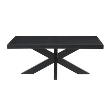 Coaster Contemporary Black Nickel Cocktail Table with Shelf - Walmart.com