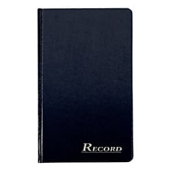 Adams Record Ledger, Hard Bound Textured Cover , 7.5 x 12.25 Inches ...
