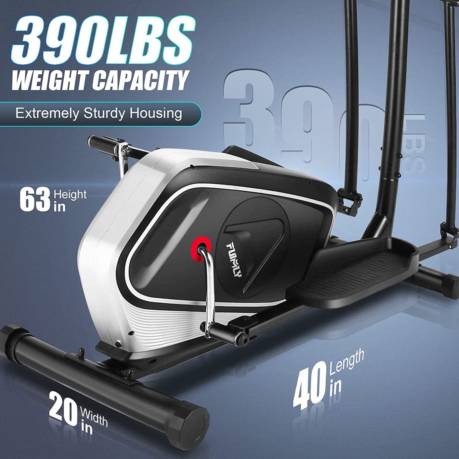 Buy ANCHEER 16 Levels Magnetic Elliptical Training Machine Cross ...