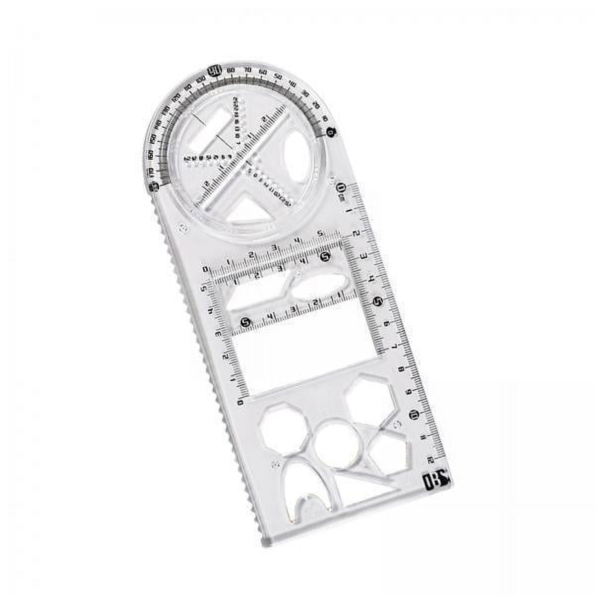 2 X Regla Geométrica, Múltiples Formas, Regla de Diseño Preciso ...