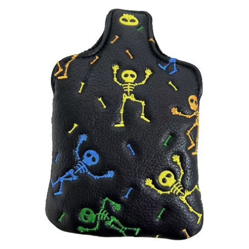 Black Playful Skeleton PU Leather Spider Putter Headcover - Walmart.com