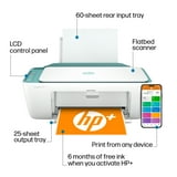 HP DeskJet 2742e Wireless Color All-in-One Inkjet Printer (Glacier) with 6 months of Instant Ink ...