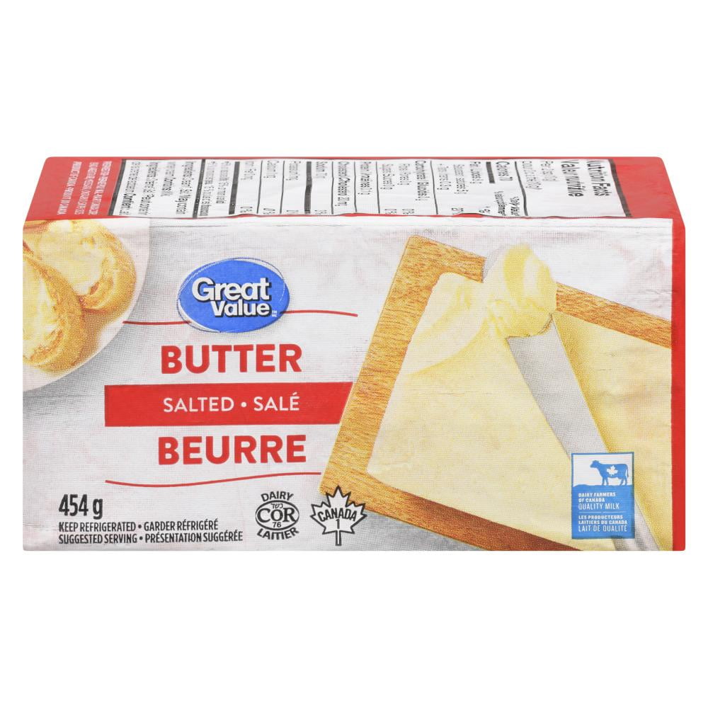 Click here for Great Value Salted Butter 454 G prices