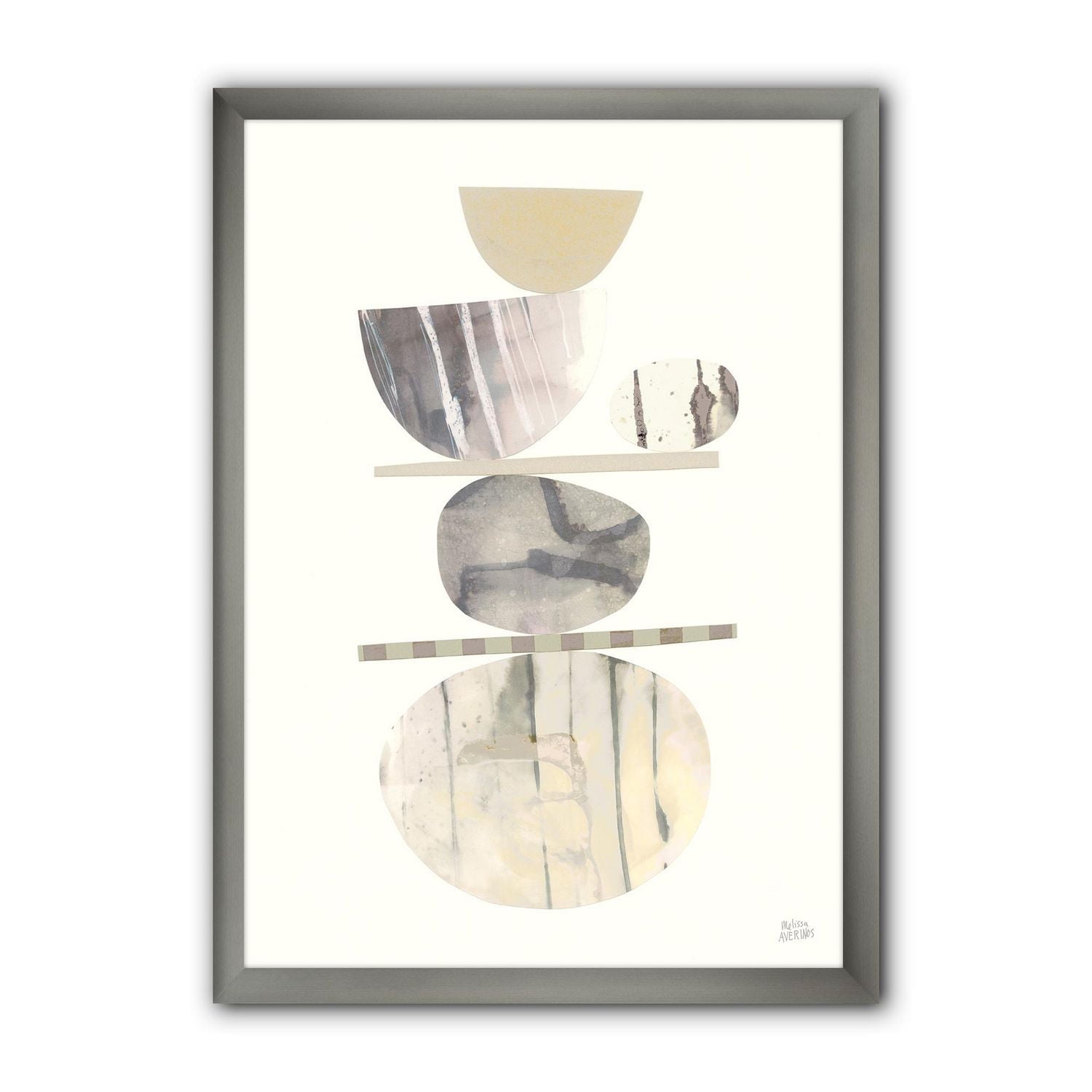 Click here for Designart Geometric Balance Neutral Ii Framed Wall... prices