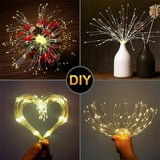 Casewin Firework Lights led Copper Wire Starburst String Lights 8 Modes ...