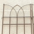 4-Pack 71" x 17.7" Rustproof Metal Garden Trellis, Plant Support for ...