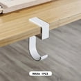 10 Shaped Table Edge Hook Student Desk Side Hanging Bag Removable ...