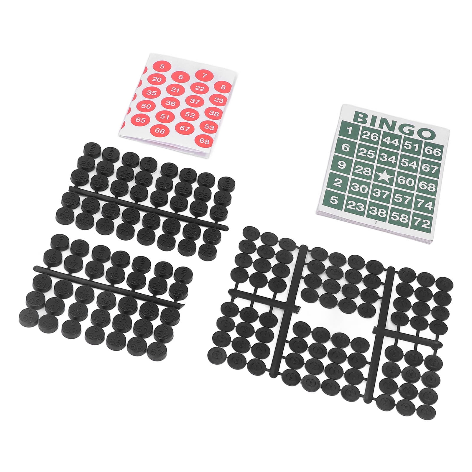 Juego de mesa de números de plástico, tarjetas de números clásicas y ...