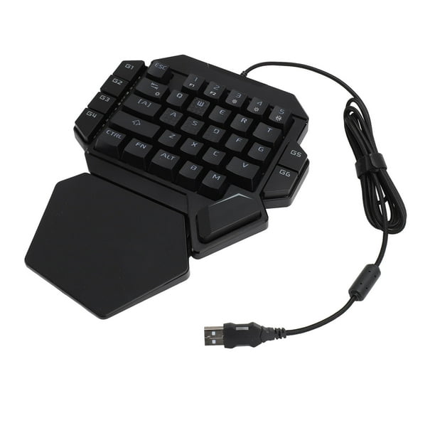 Gaming One Handed RGB Mechanical Gaming Keyboard 35 Keys RGB Backlight ...