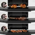 MASTER COOK Charcoal Grill with Two Foldable Side Tables, 19’’ Outdoor ...