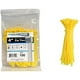 Kable Kontrol Zip Ties - 4" Long - 100 Pc Pk - Yellow color - Nylon - 18 Lbs Tensile Strength ...