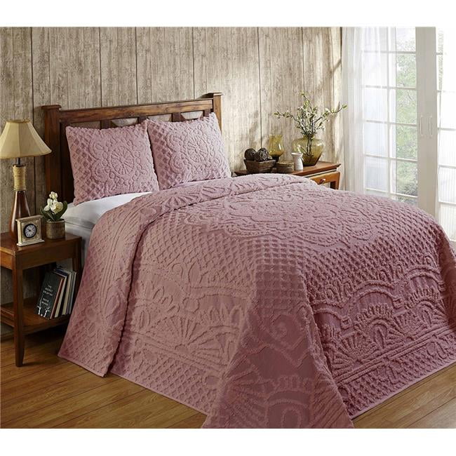 Better Trends 80 x 110 in. Trevor Bedspread, Pink - Twin - Walmart.com