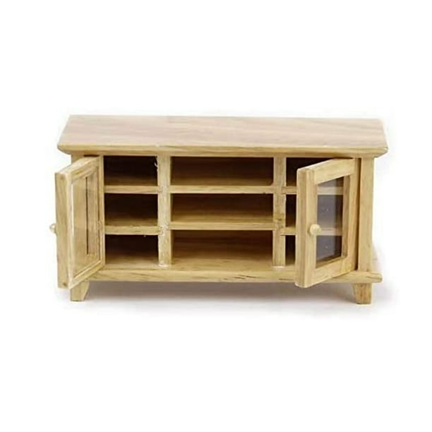 tredstone Mini TV Cabinet Realistic 1/12 Decor Accessory Table Models ...