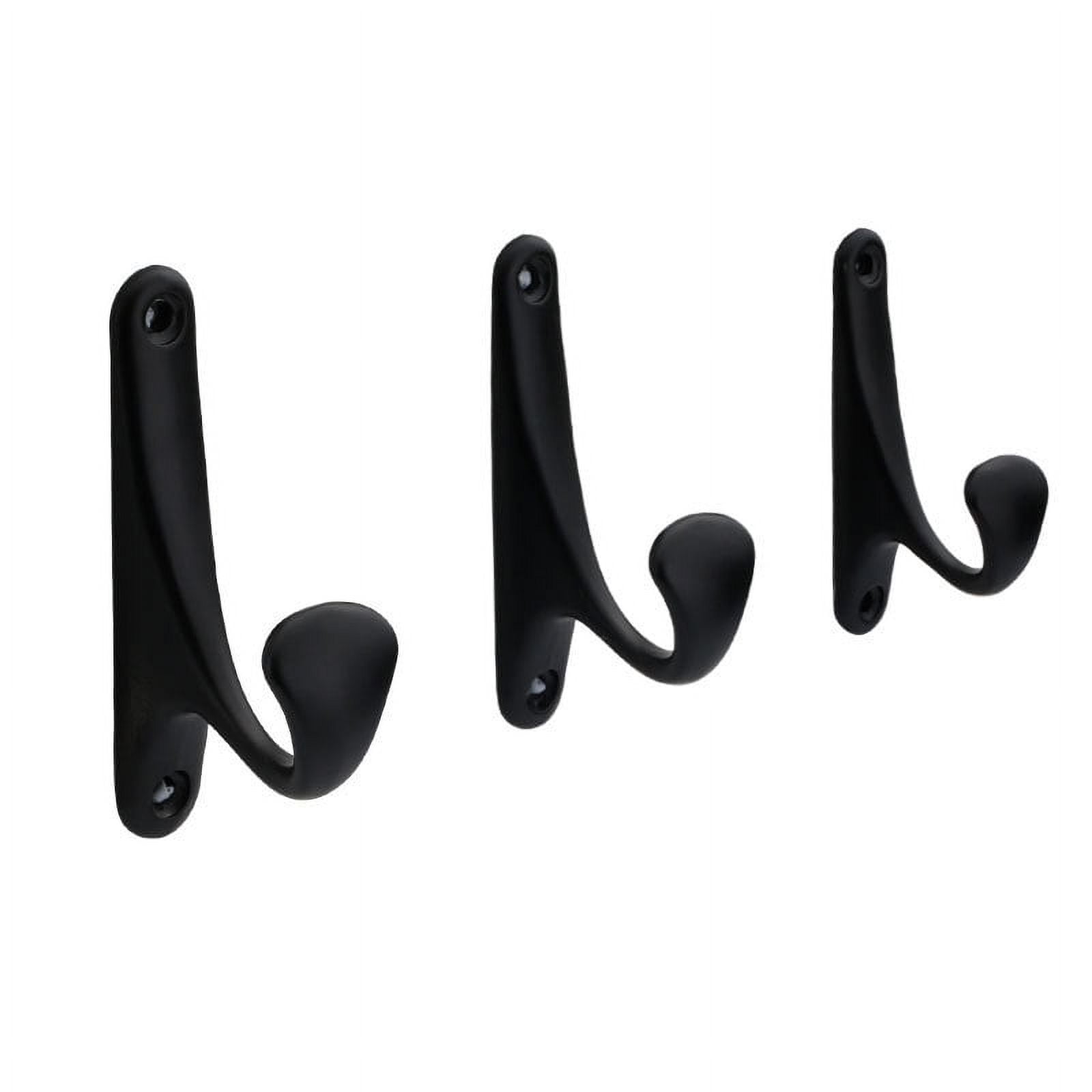 Click here for Jinsinto 8 Pieces Black Wall Hooks  Matte Black Co... prices