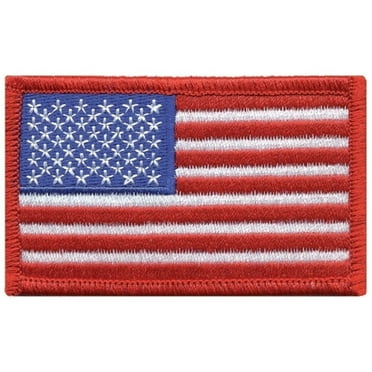 BlackHawk Patch American Flag- RWB- Reversed - Walmart.com