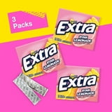 Extra Pink Lemonade Chewing Gum 15 Stick 3 Pack with Long-Lasting ...