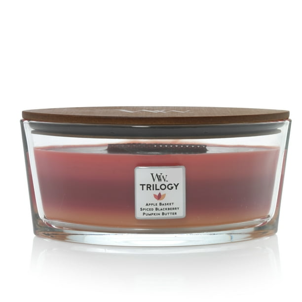 WoodWick Trilogy Autumn Harvest, Ellipse Candle - Walmart.com