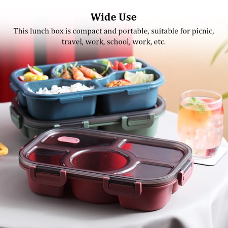 Lunch Box Stainless Steel PP PS Picnic Food Storage Containers Bento ...