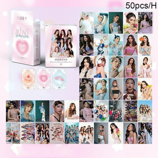 BINI photo card pink and white 50 pieces LOMO photo card Philippines ...