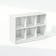 Furinno Basic 3x2 Cube Organizer Shelf Storage, Bookcase, White ...