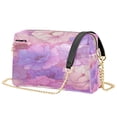 9.65"x3.35"x6.3"PU Leather Women Crossbody Purse, Waterproof Casual ...