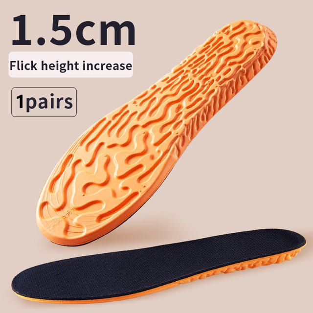 Height Increase Insoles for Women Men Invisiable Boost 1.5-3.5cm Memory ...
