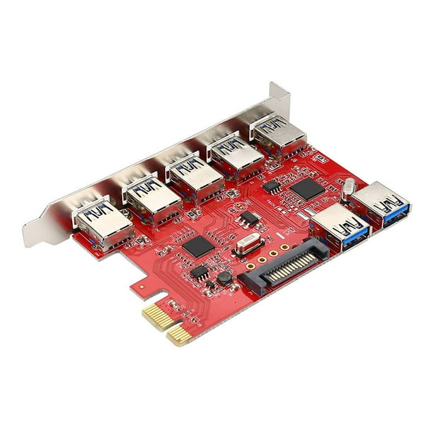 Pci To Usb Converter, PCI-E To 5 Port 2 Port USB 3.0 Pci To Usb, Pci To ...