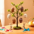 6Pcs Easter Egg Tree Hanging Ornaments,Creativeness Broken Eggs Easter ...